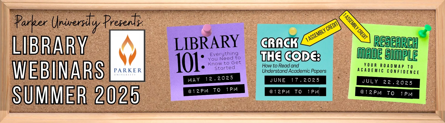 Homepage | Parker University Library